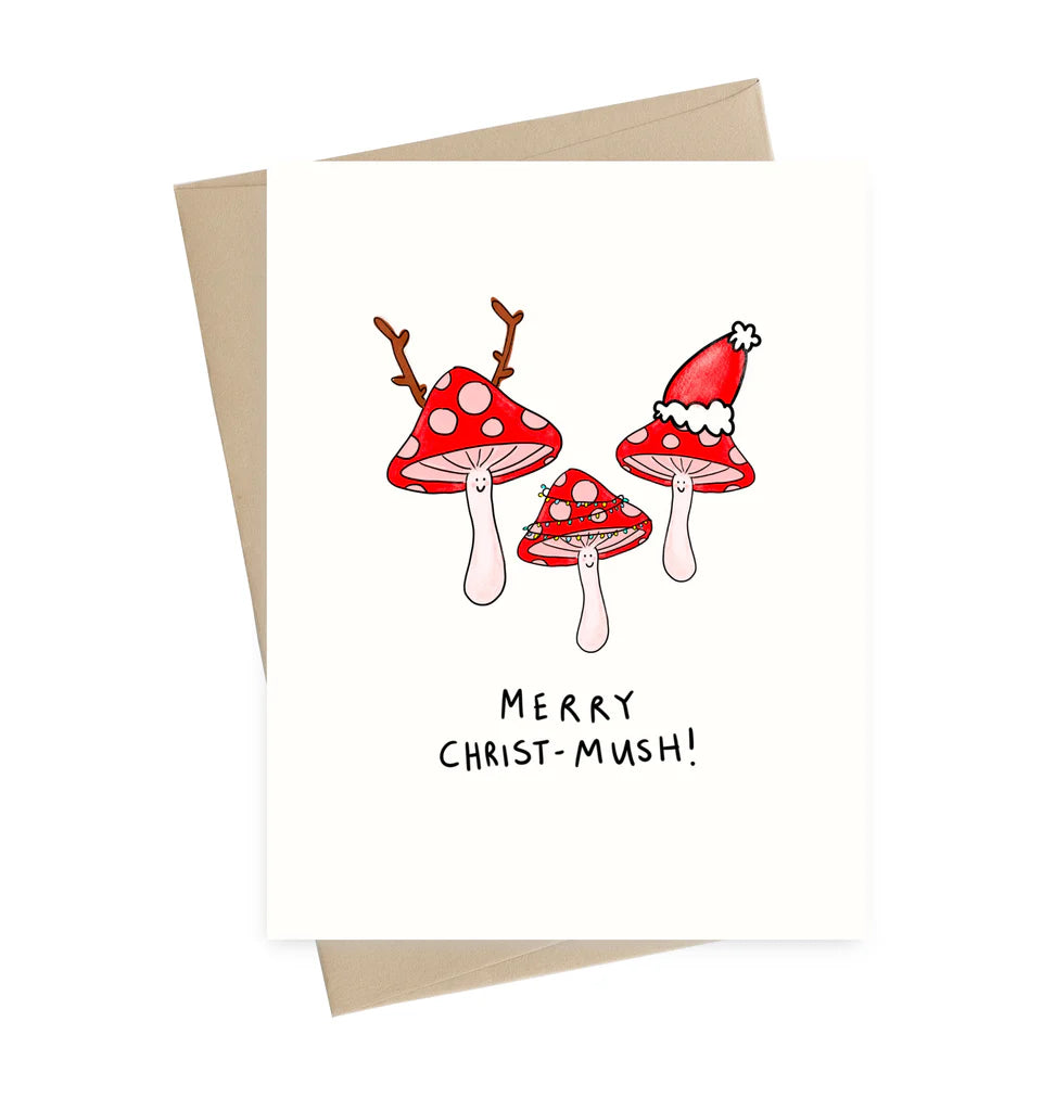 Christmas Mushroom Card | Caribou Gifts Inc.