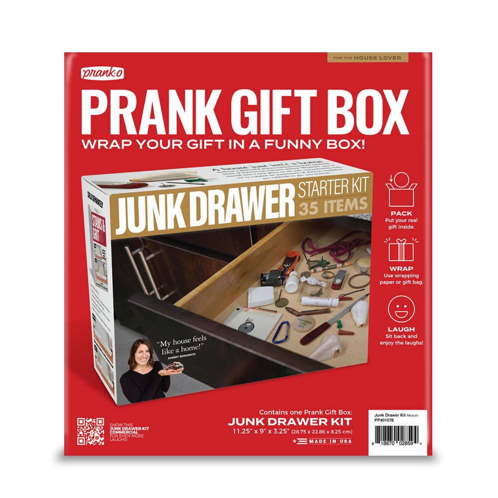 Prank Gift Box Junk Drawer Starter Kit | Caribou Gifts Inc.