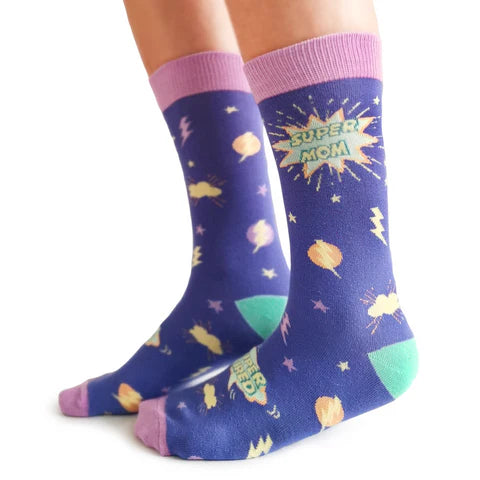 Women's Super Mom Socks | Caribou Gifts Inc.