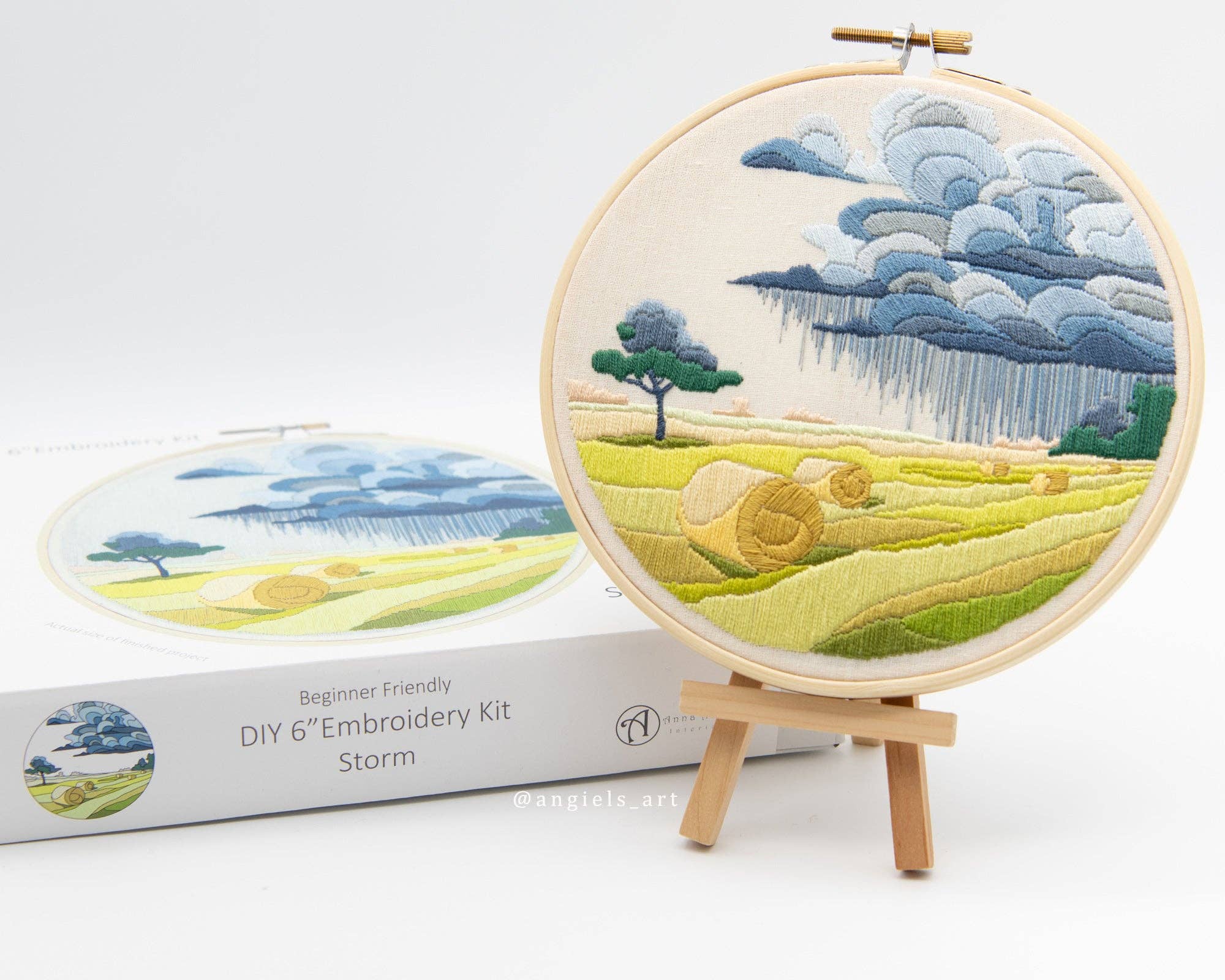 Storm DIY Embroidery Kit | Caribou Gifts Inc.