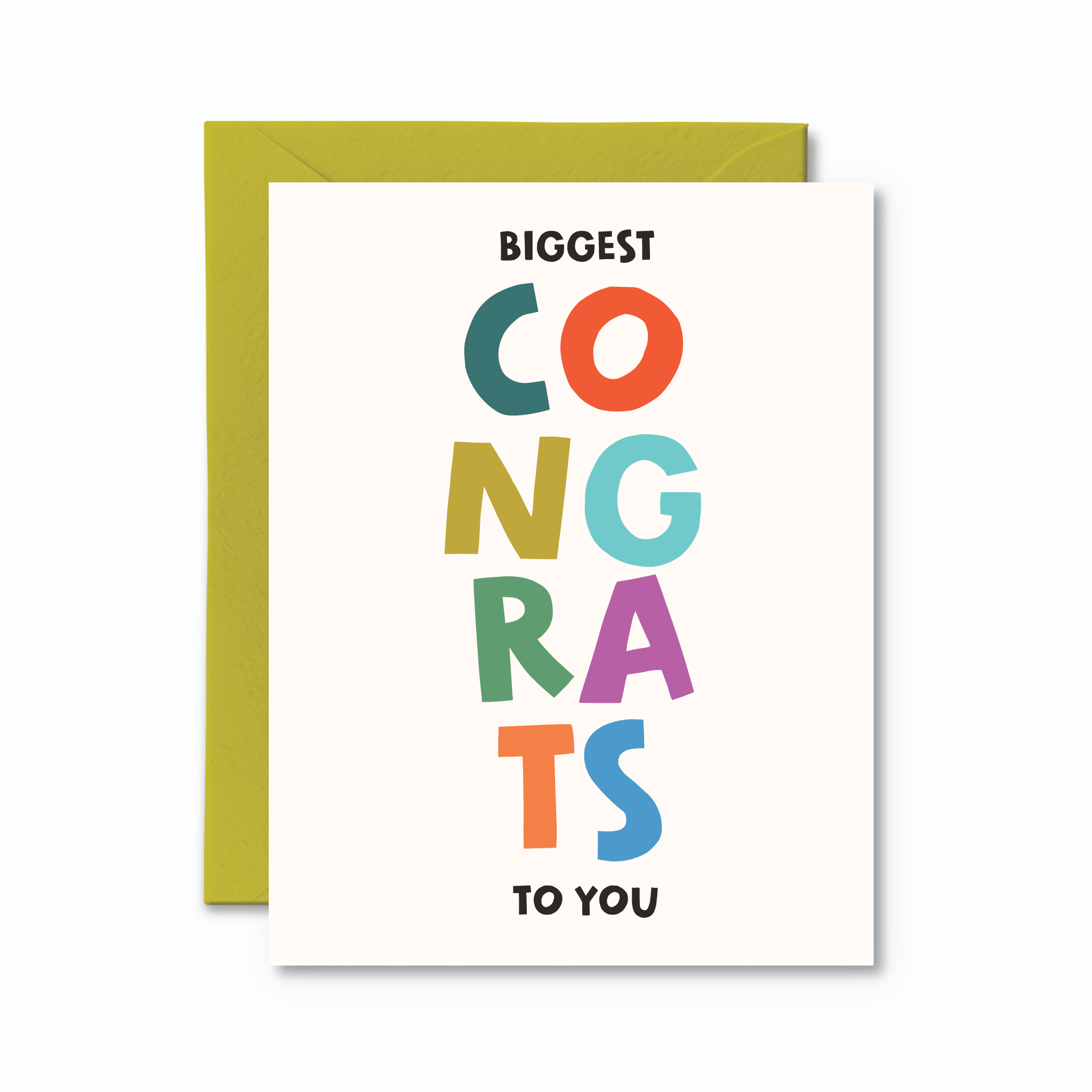 Biggest Congrats Card - Congrats Card | Caribou Gifts Inc.